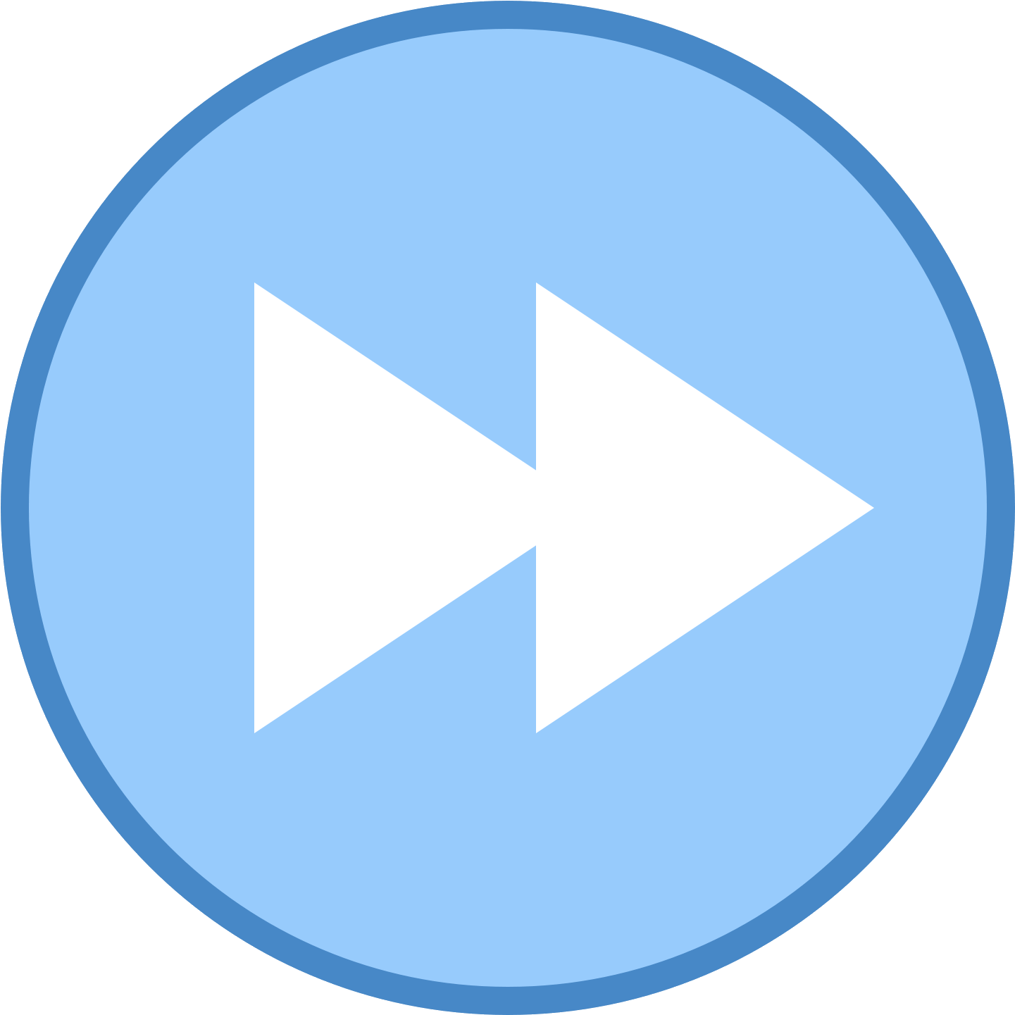 Download Fast Forward Round Icon - Video Conferencing Logo - Full Size ...