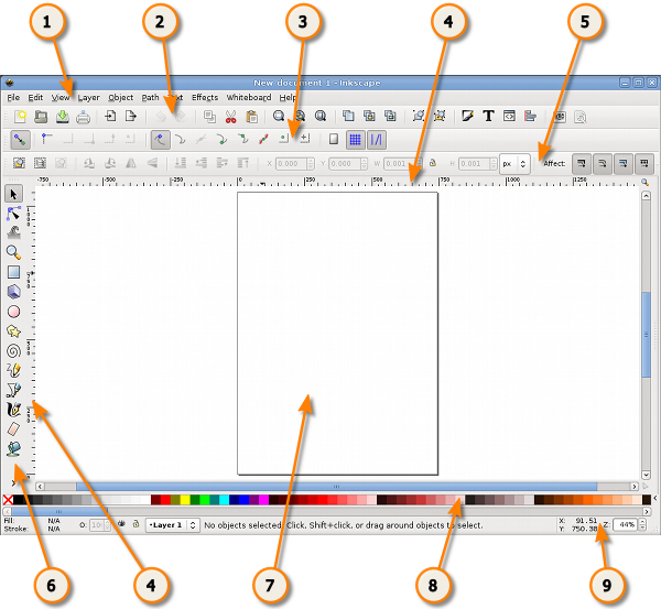 Download Inkscape Interface Overview - Inkscape Snap Cusp Nodes - Full ...