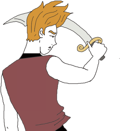 Download Scimitar - Cartoon - Full Size PNG Image - PNGkit