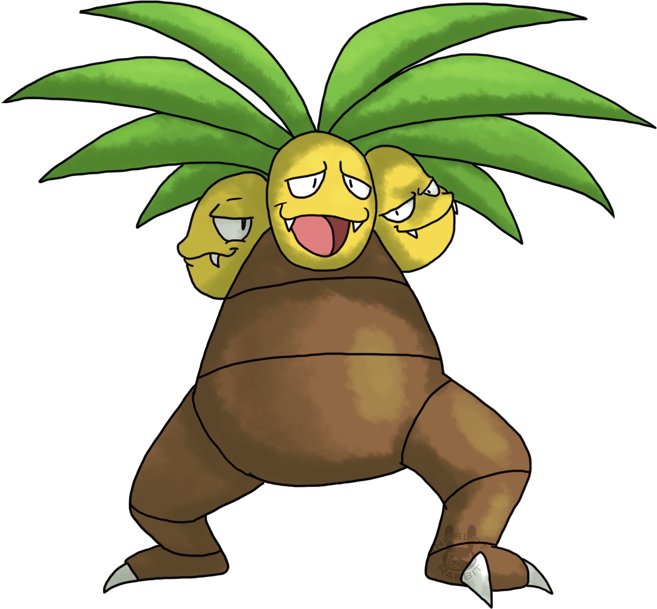 Download Exeggutor - Pokemon Exeggutor Vector - Full Size PNG Image ...