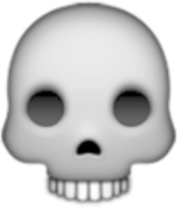 Download Death Emoji 128 - Death Emojis - Full Size PNG Image - PNGkit