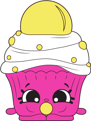 Download Bubble Cupcake - Bobby Bubble Gum Shopkin - Full Size PNG ...