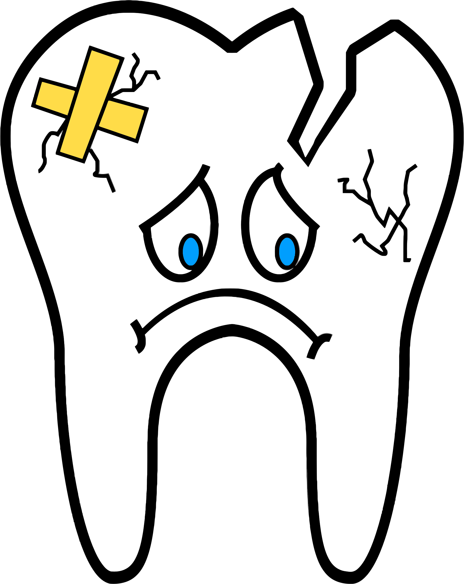Download Broken Tooth Cartoon Png - Full Size PNG Image - PNGkit