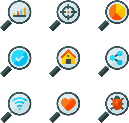 Download Transparent Search - Circle - PNGkit