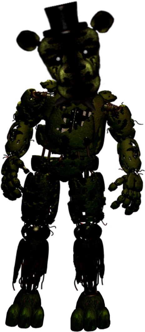 Download Freddy Fredbear - Fnaf 4 Fan Game Jumpscare - Full Size PNG ...