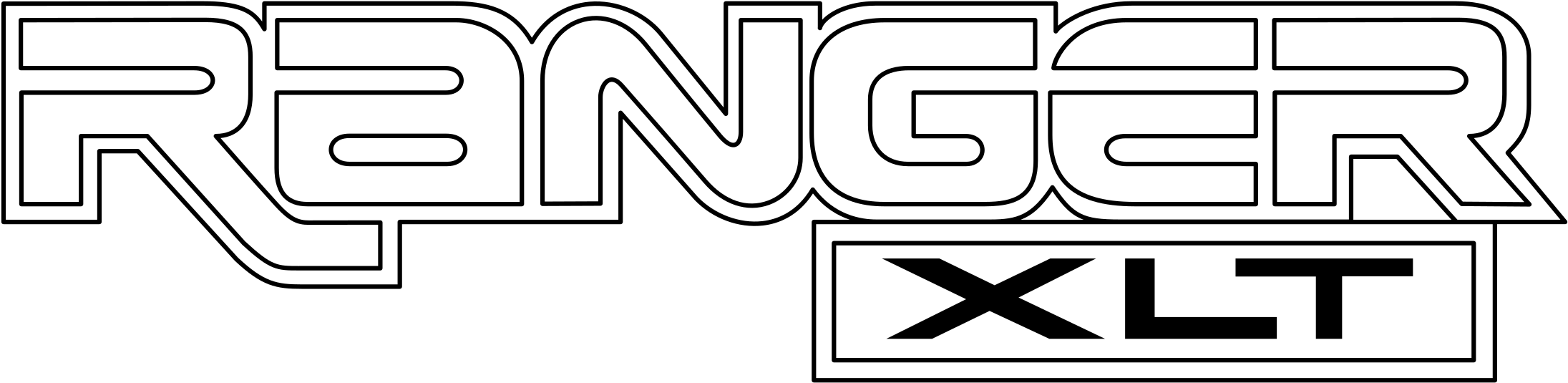 Download Ranger Xlt Logo Png Transparent - Ford Ranger Vector Logo ...