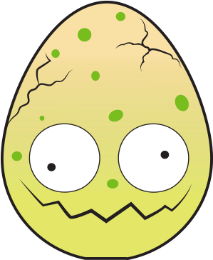Download Rotten Egg Light Green - Cartoon Rotten Egg - Full Size PNG ...