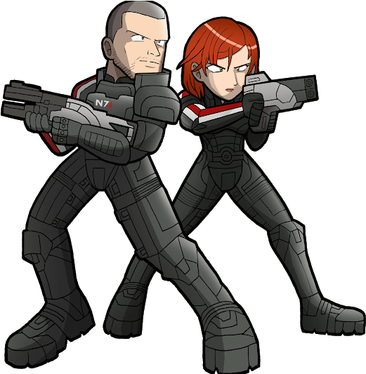 Download Commander Shepard - Full Size PNG Image - PNGkit