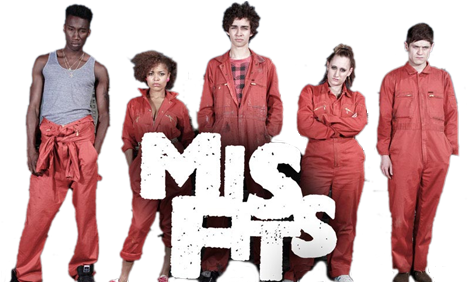 Download Misfits Tv Show Image With Logo And Character - Misfits ...