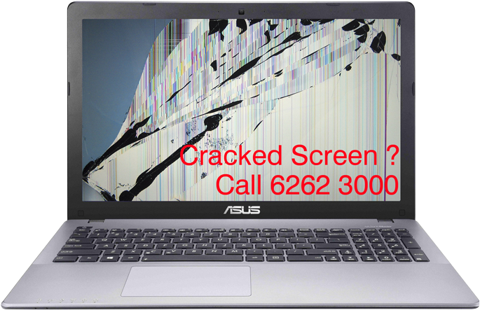 Download Laptop Screen Repair Canberra - Cracked Lcd Screen - Full Size ...