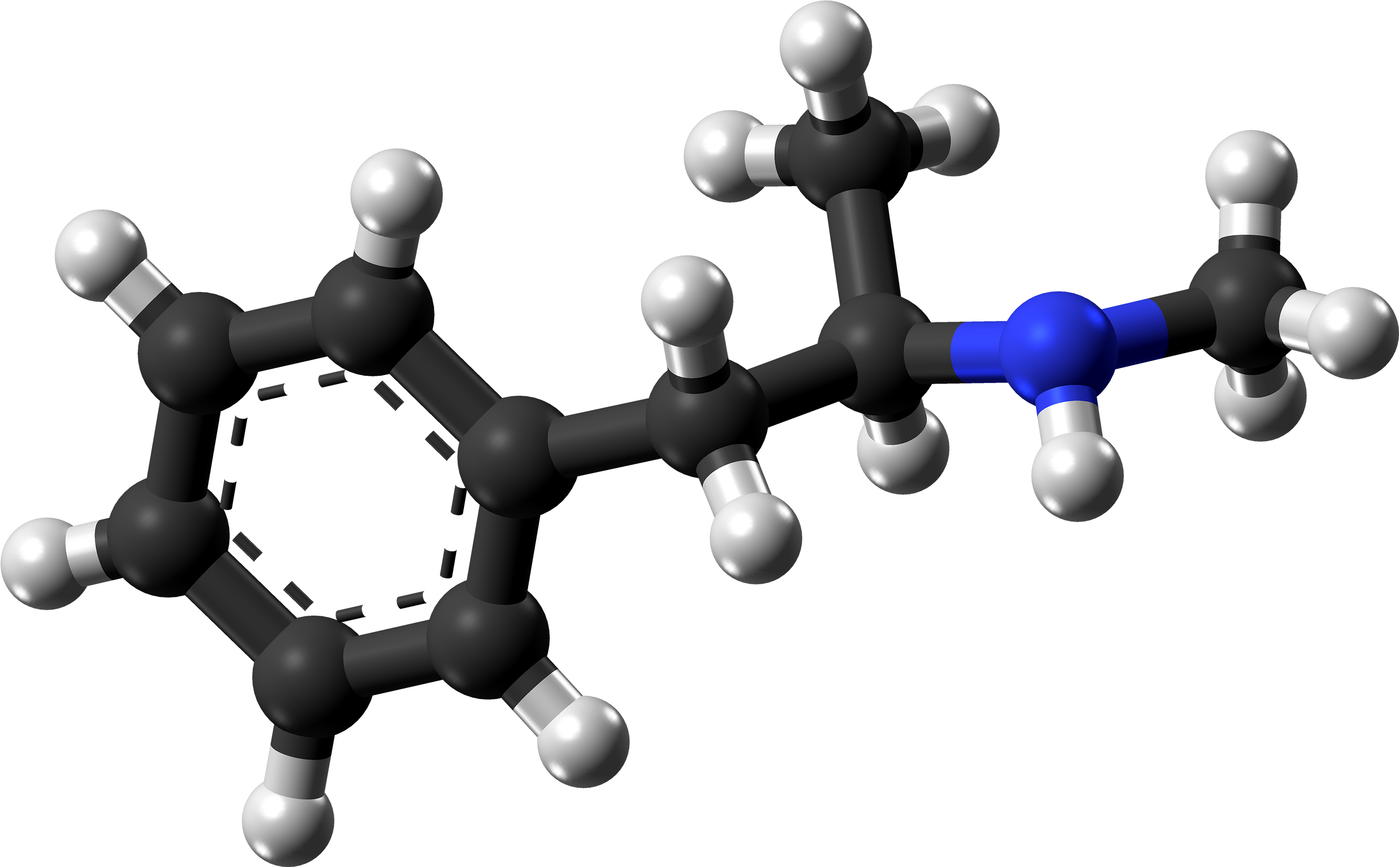Download Methamphetamine Molecule From Xtal Ball - 3d Structure Of ...