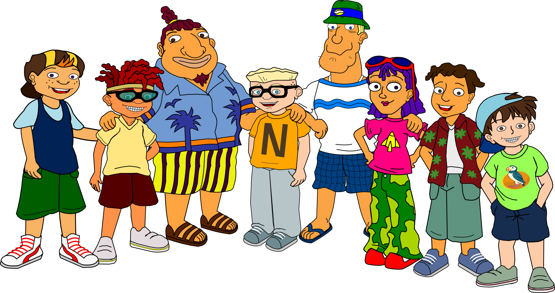 Download Rockets6 - Rocket Power Characters - Full Size PNG Image - PNGkit
