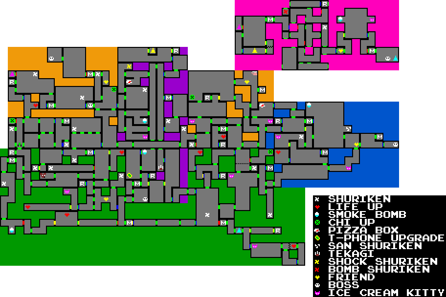 Download Tmnt Danger Of The Ooze Map - Full Size PNG Image - PNGkit