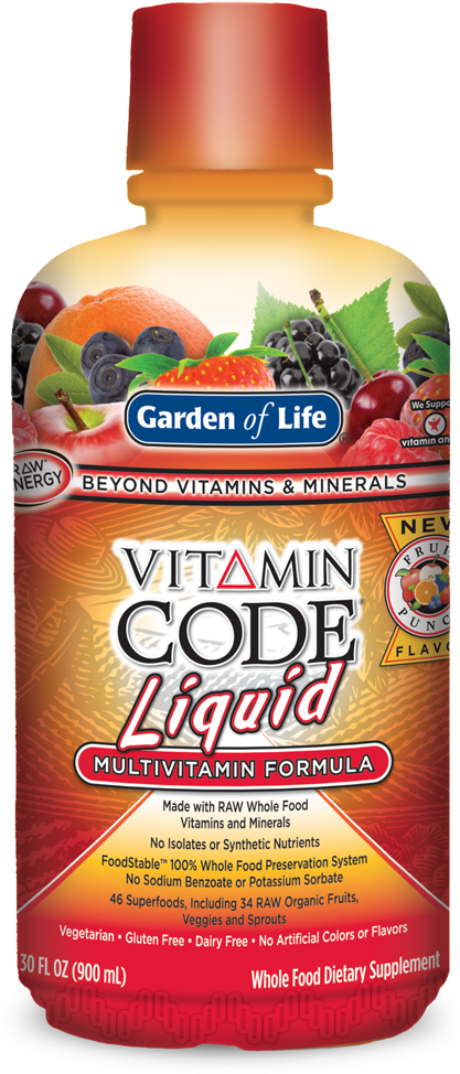 Download Garden Of Life Vitamin Code - Liquid Multivitamin Formula ...