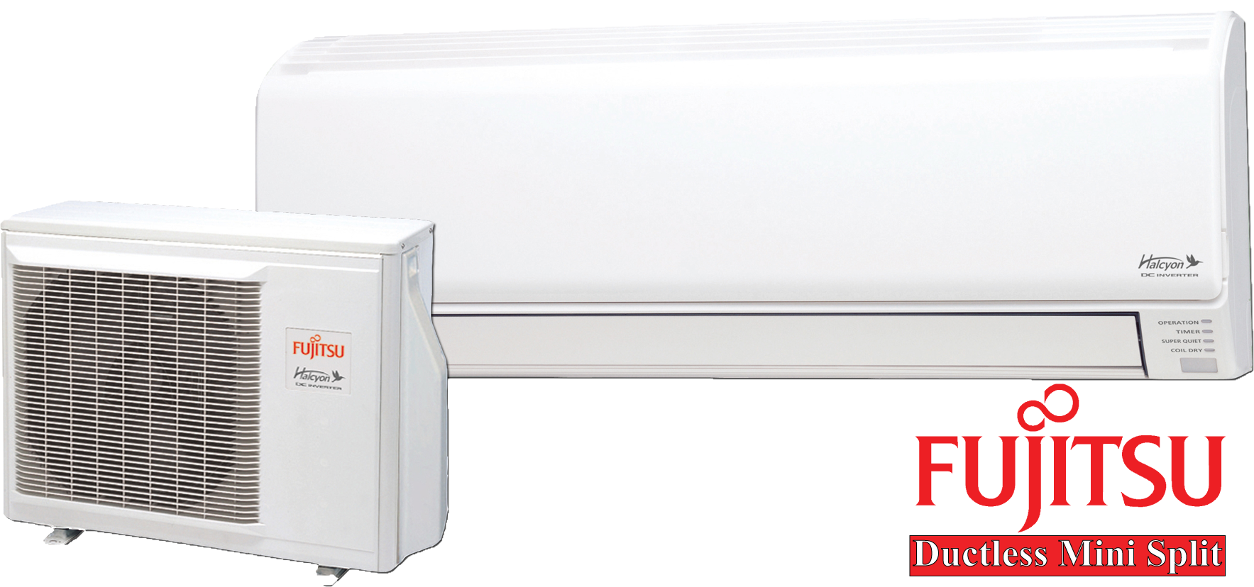 Download Fujitsu Ductless Mini Split - Fujitsu Ductless - Full Size PNG ...