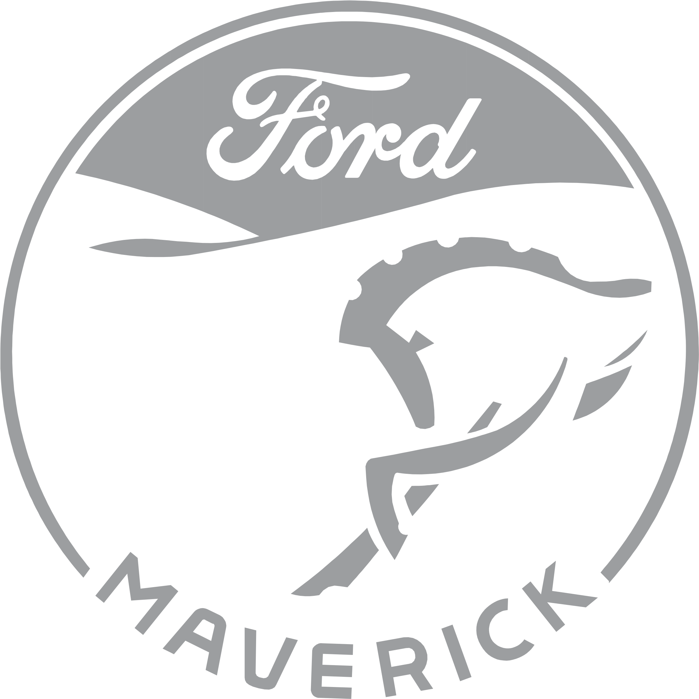 Download Maverick Logo Png Transparent - Ford Logo Tin Sign 16 X 13in ...