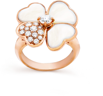 Download Cosmos Ring, Medium Model, - Van Cleef Arpels Cosmos Ring ...