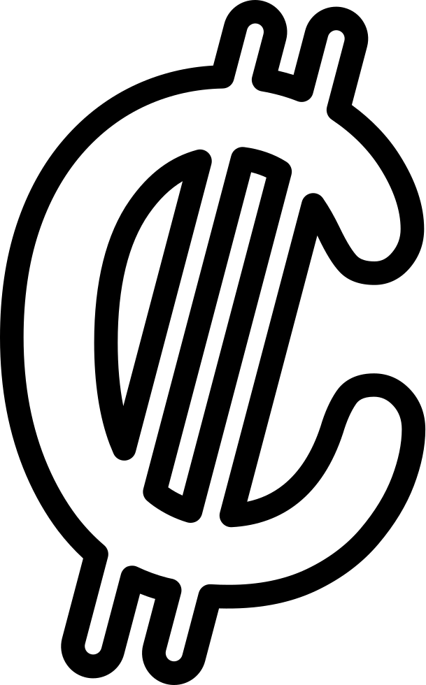 Download Costa Rica Colon Currency Symbol - Currency Symbol - Full Size ...