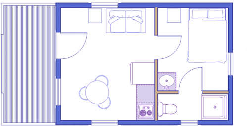 Download Log Cabin Kit Floorplan - Floor Plan - Full Size PNG Image ...