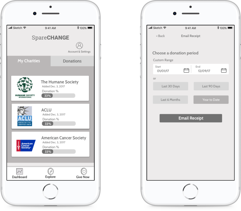 Download Final Wireframes Sparechange - Motivity Solutions, Inc. - Full ...