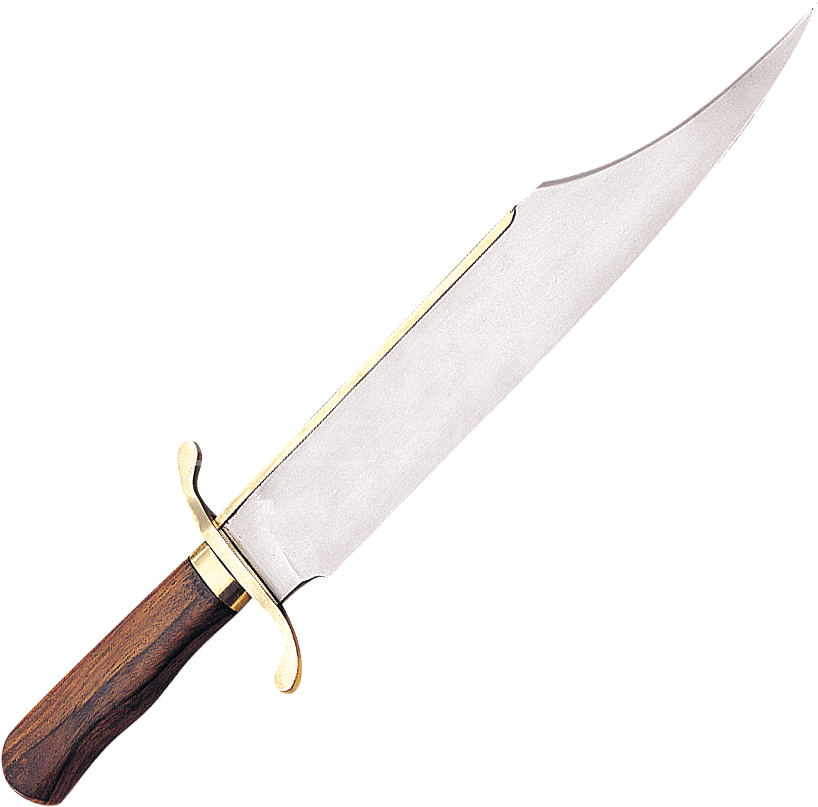 Download Bowie Knife - Knife Design Transparent - Full Size PNG Image ...
