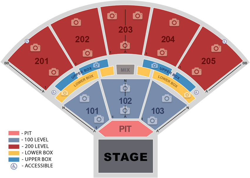 Download The Brandon Amphitheater Seating Map - Brandon Amphitheater ...