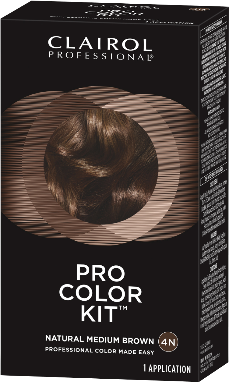 Download Natural Medium Brown 4n- Pro Color Kit By Clairol Professional ...