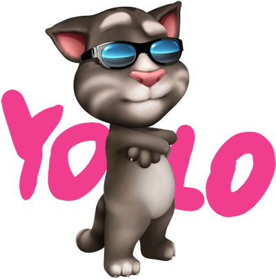 Download Transparent My Talking Tom Messages Sticker-4 - My Talking Tom ...