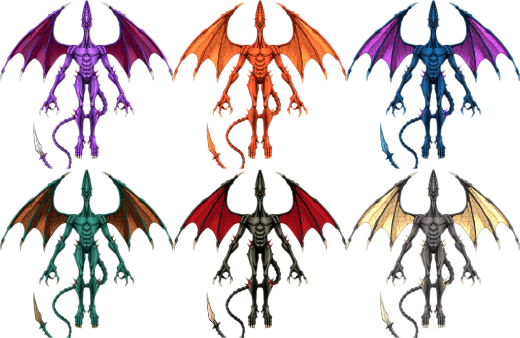 Download Other M Metroid - Ridley Metroid Sprite - Full Size PNG Image ...