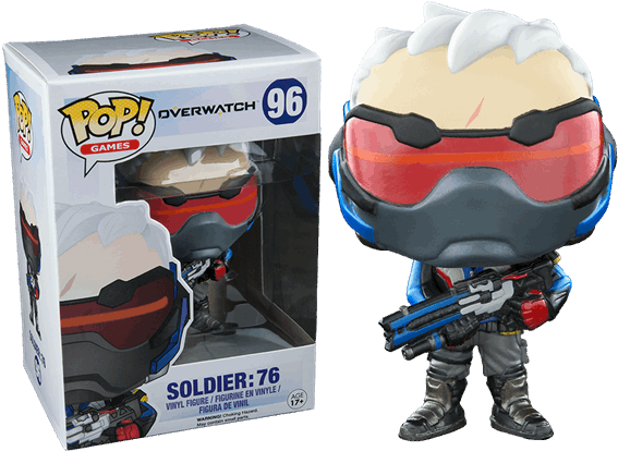 Download 1 Of - Soldier 76 Funko Pop - Full Size PNG Image - PNGkit