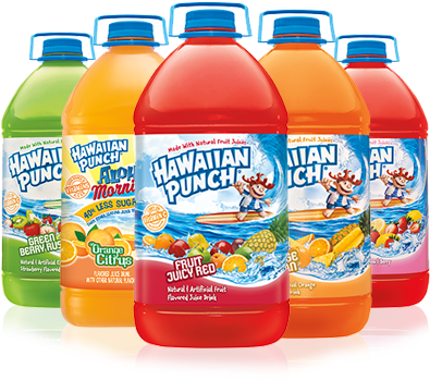 Download Fruit Punch Png - Hawaiian Punch Fruit Juicy Red, 1 Gal Bottle ...