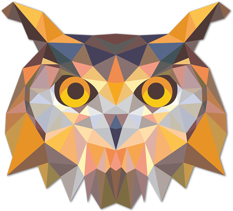 Download Owl Modern Art Design - Full Size PNG Image - PNGkit