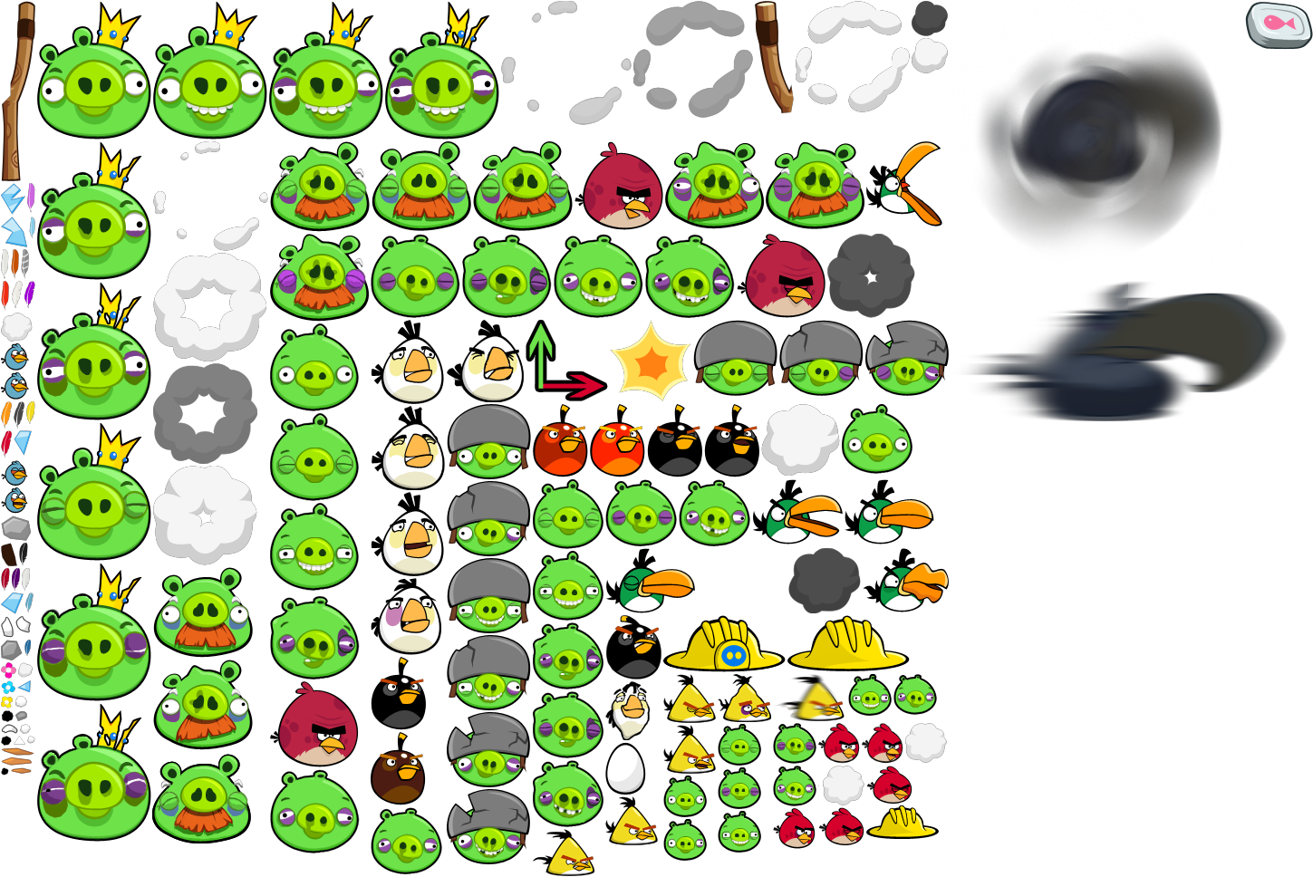 Download Click For Full Sized Image Pre-chrome Characters - Angry Birds ...
