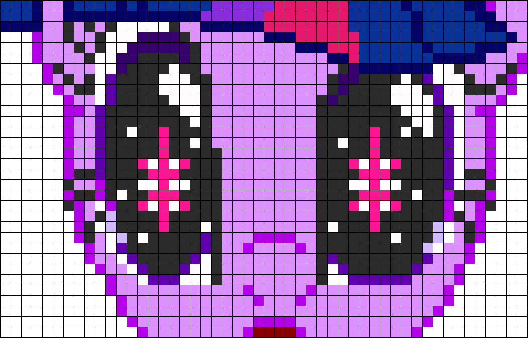 Download Twilight Sparkle Eyes - Mlp Cancer Zodiac Perler Bead Patterns ...