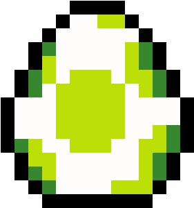 Download Yoshi Egg - Pixel Egg - Full Size PNG Image - PNGkit
