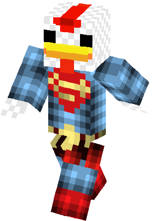 Super Chicken Minecraft Skin