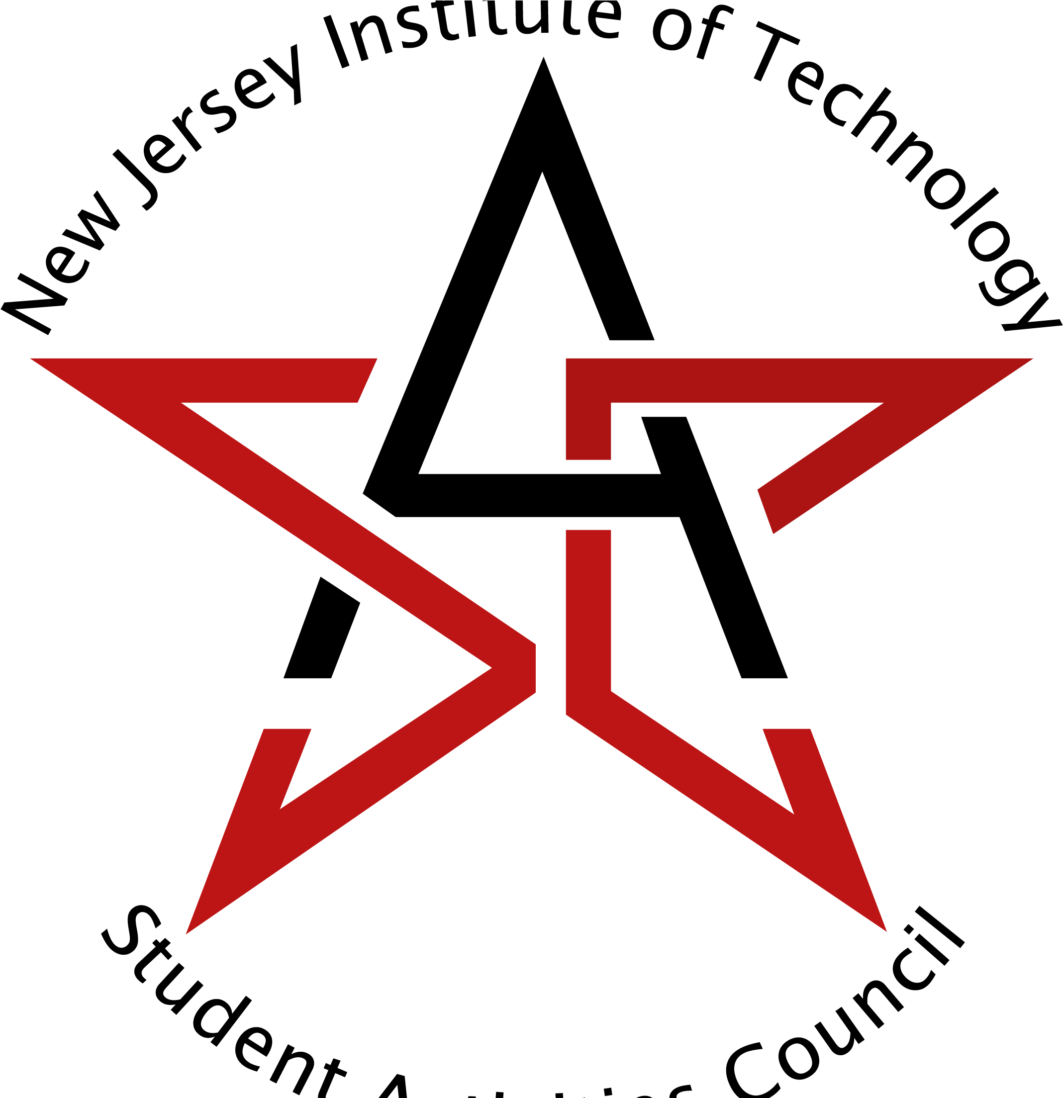 Download Njit Sac - Communist Star Black And White - Full Size PNG ...