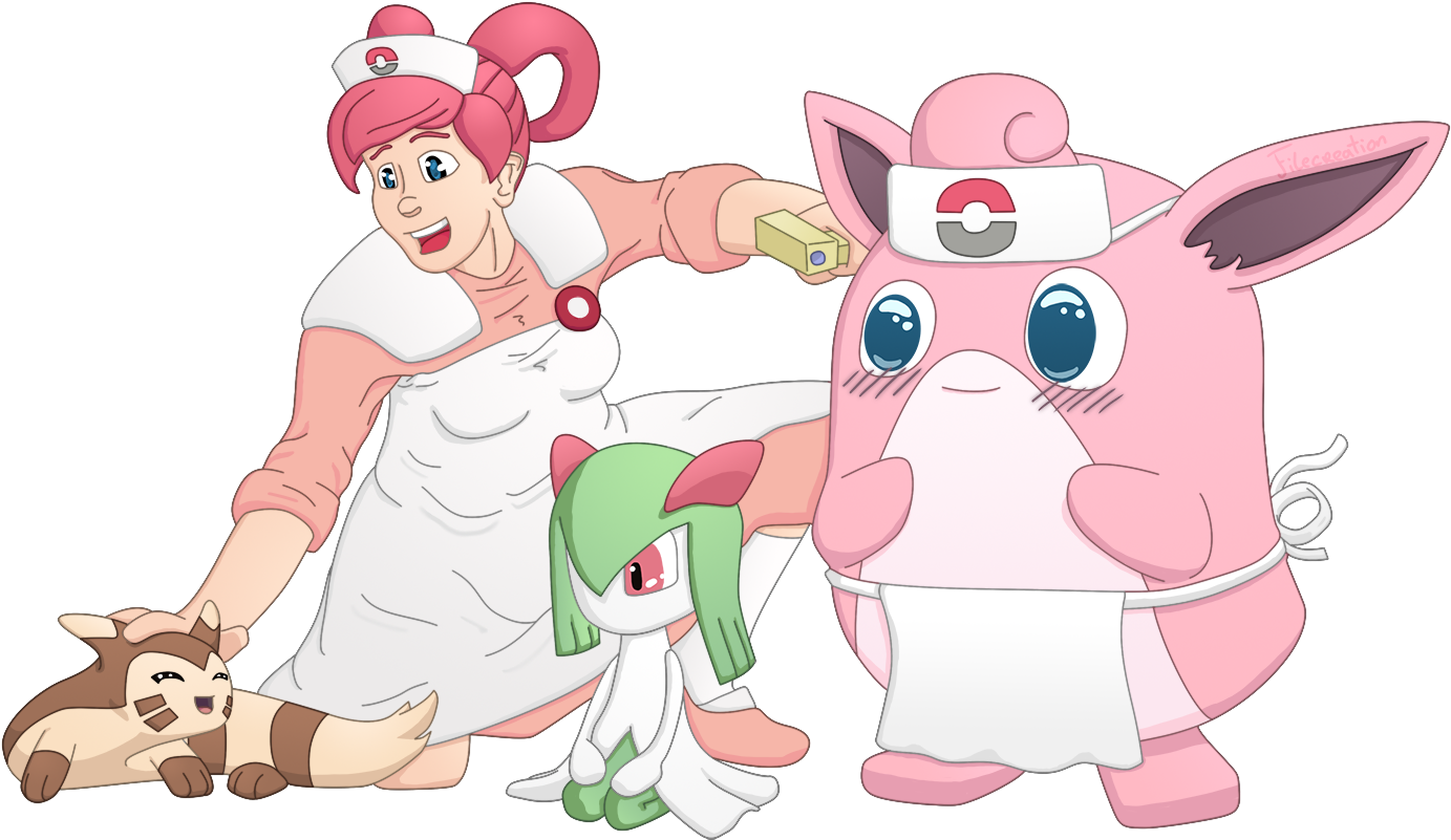 Download Pokemon Y - Joyful Nurse - Cartoon - Full Size PNG Image - PNGkit
