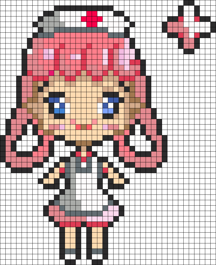 Download Cute Nurse Joy Perler Bead Pattern / Bead Sprite - Nurse Joy ...