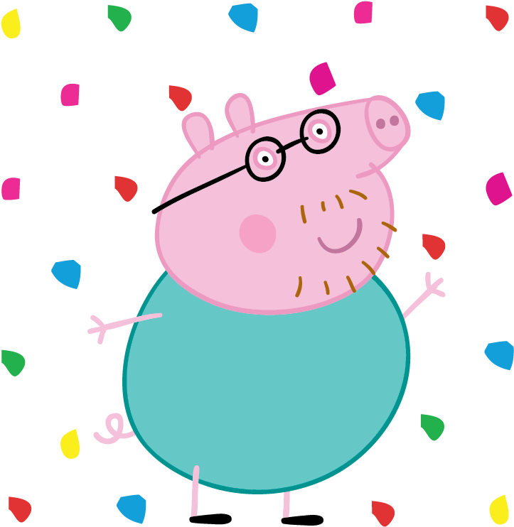 Download Papá Pig - Peppa Pig Family Png - Full Size PNG Image - PNGkit