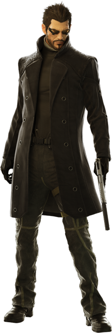 Download Transparent Adam Jensen - Deus Ex Render - PNGkit