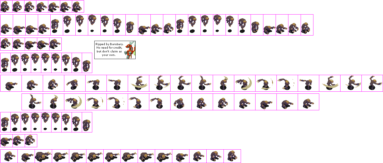 Download Previous Sheet - Breath Of Fire 4 Sprite Sheet - Full Size PNG ...