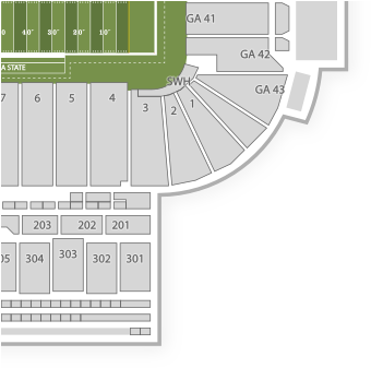 Download Sun Devil Stadium Seating Chart Concert - Aircraft Seat Map ...