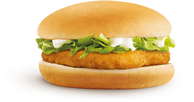 Download Transparent Food & Cooking - Chicken Mayo Burger Mcdonalds ...