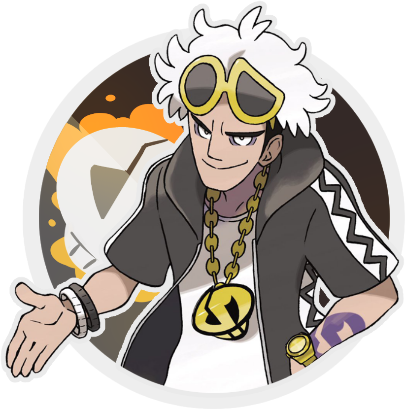 Download Pokemon Guzma - Full Size PNG Image - PNGkit