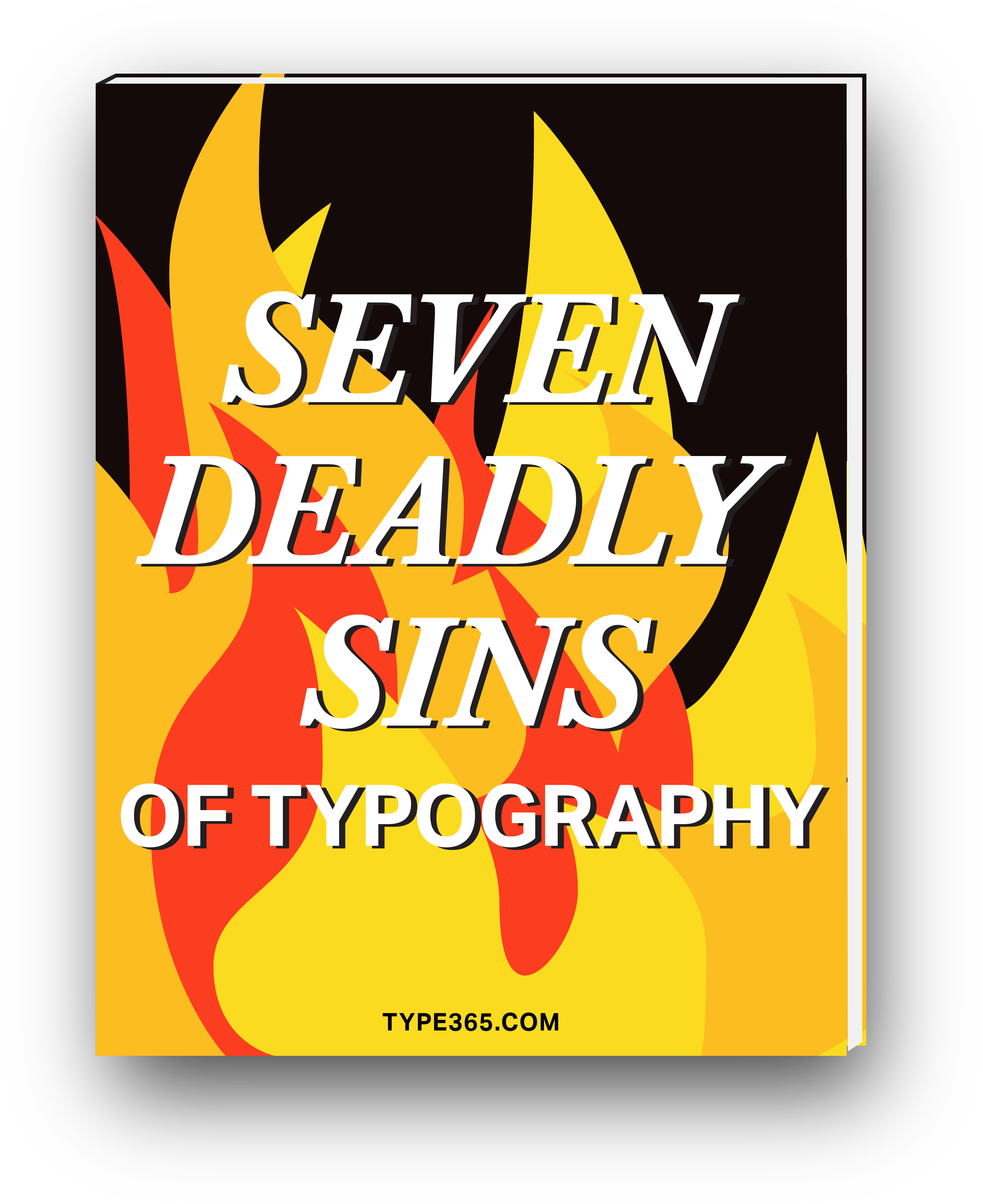 Download 7 Deadly Sins Of Typography - Graphic Design - Full Size PNG ...