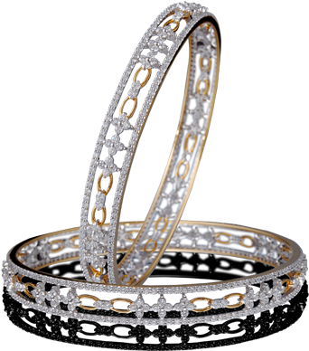 Download Diamond Bangles - Bangle - Full Size PNG Image - PNGkit