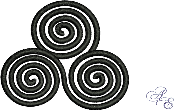 Download Triple Spiral - Triskelion - Full Size PNG Image - PNGkit