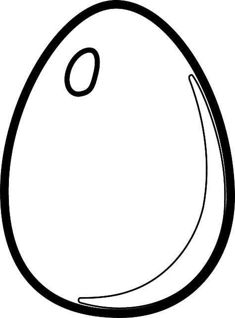 Download Egg Outline - Png - Easter - Full Size PNG Image - PNGkit
