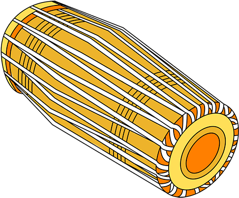 Download Draw Mridangam - Full Size PNG Image - PNGkit